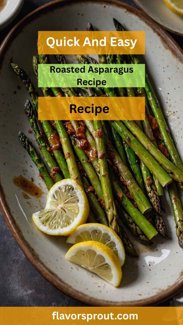 Roasted Asparagus Recipe - Flavor Sprout